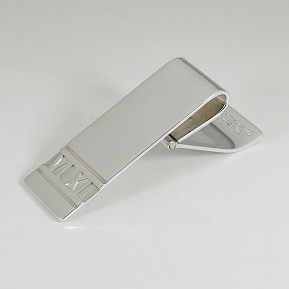 Tiffany & Co. | Accessories | Rare Tiffany Co Atlas Hinged Money Clip ...